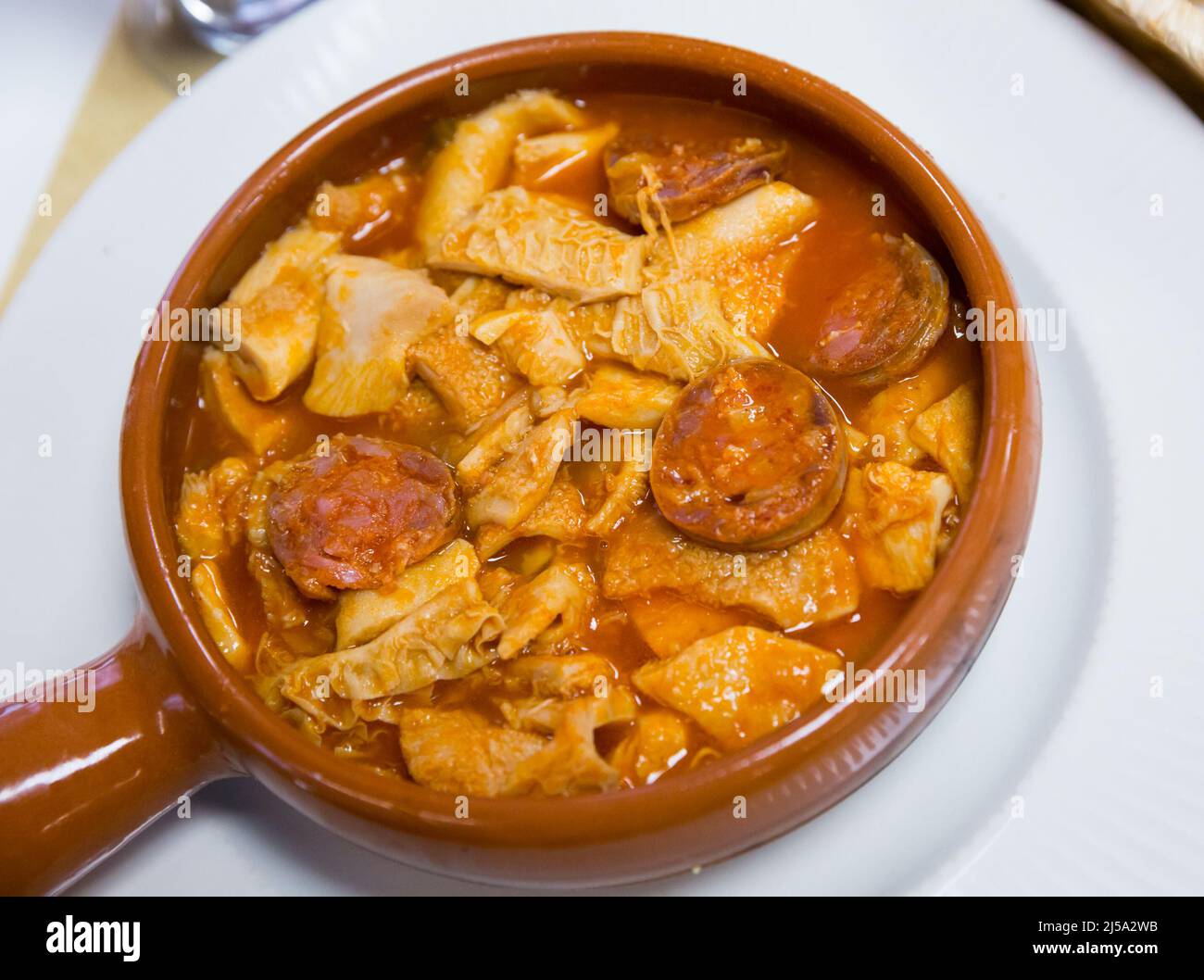 Callos in sauce Stock Photo - Alamy