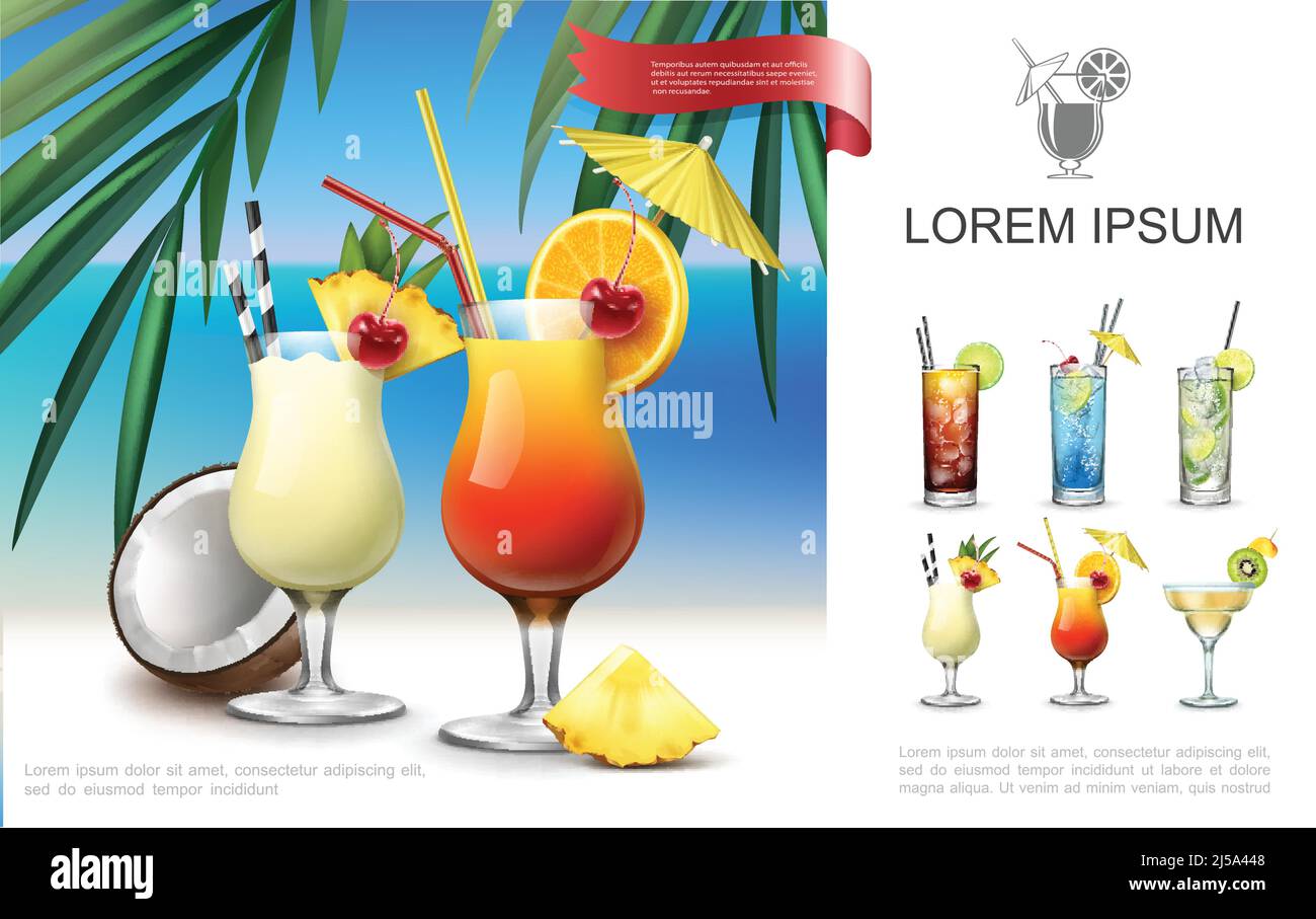 Margarita landscape Stock Vector Images - Alamy