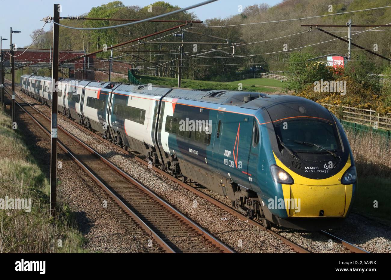 Avanti West Coast pendolino electric multiple unit. number 390 131, on ...
