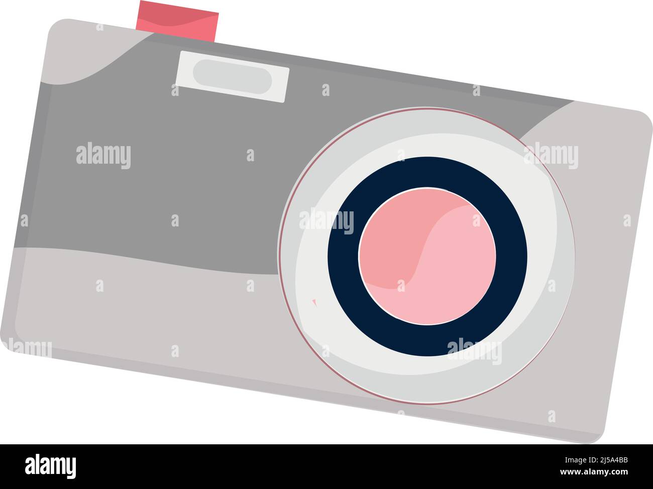 Isoloated colored camera icon Cute design Vector Stock Vector Image ...