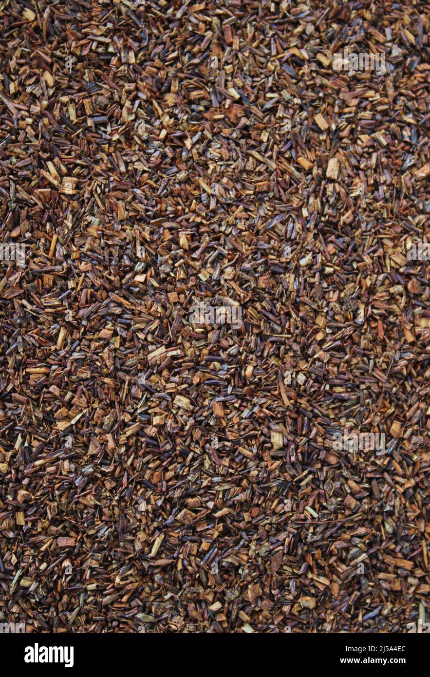 A Closeup on Looseleaf African Red Bush Tea Stock Photo - Alamy