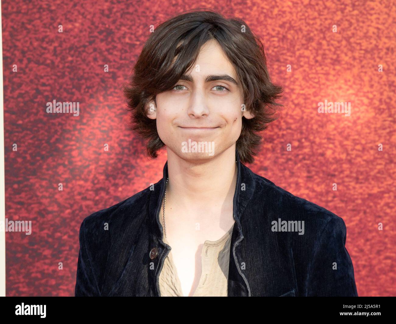 Los Angeles, California, USA. 20th Apr, 2022. Aidan Gallagher. Los ...