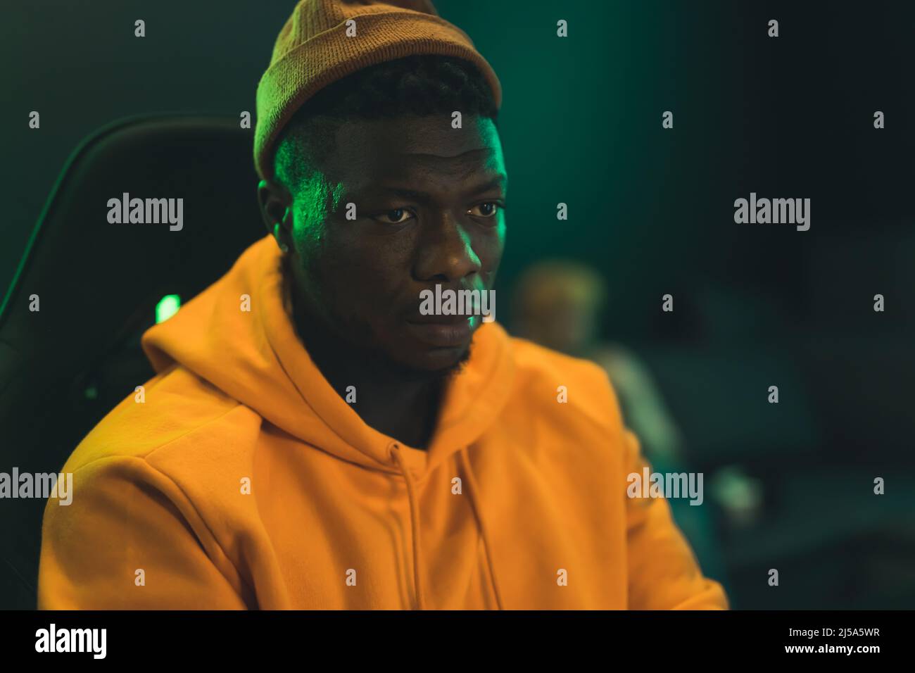 Black gamer hi-res stock photography and images - Alamy