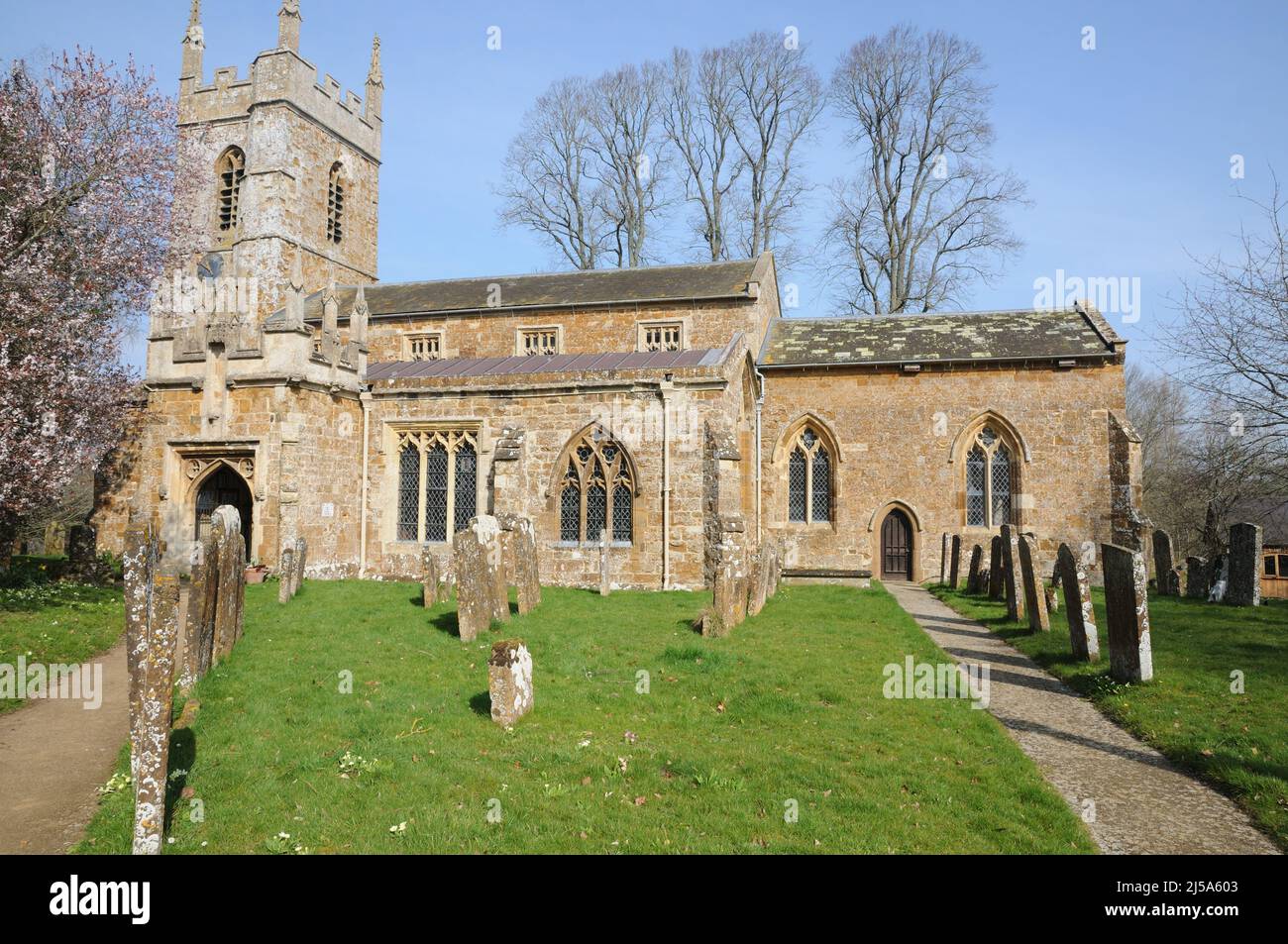 St Peter ad Vincula Church, South Newington, Oxfordshire Stock Photo ...