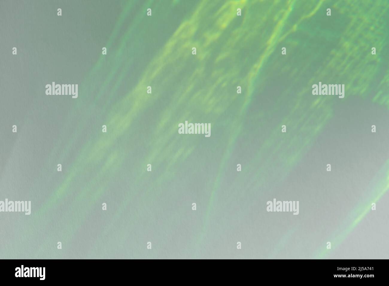 Caustic effect light refraction on green wall overlay photo mockup ...