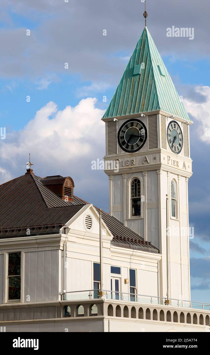 Pier A, New York, NY. constructed in the 1886 and used by the ...