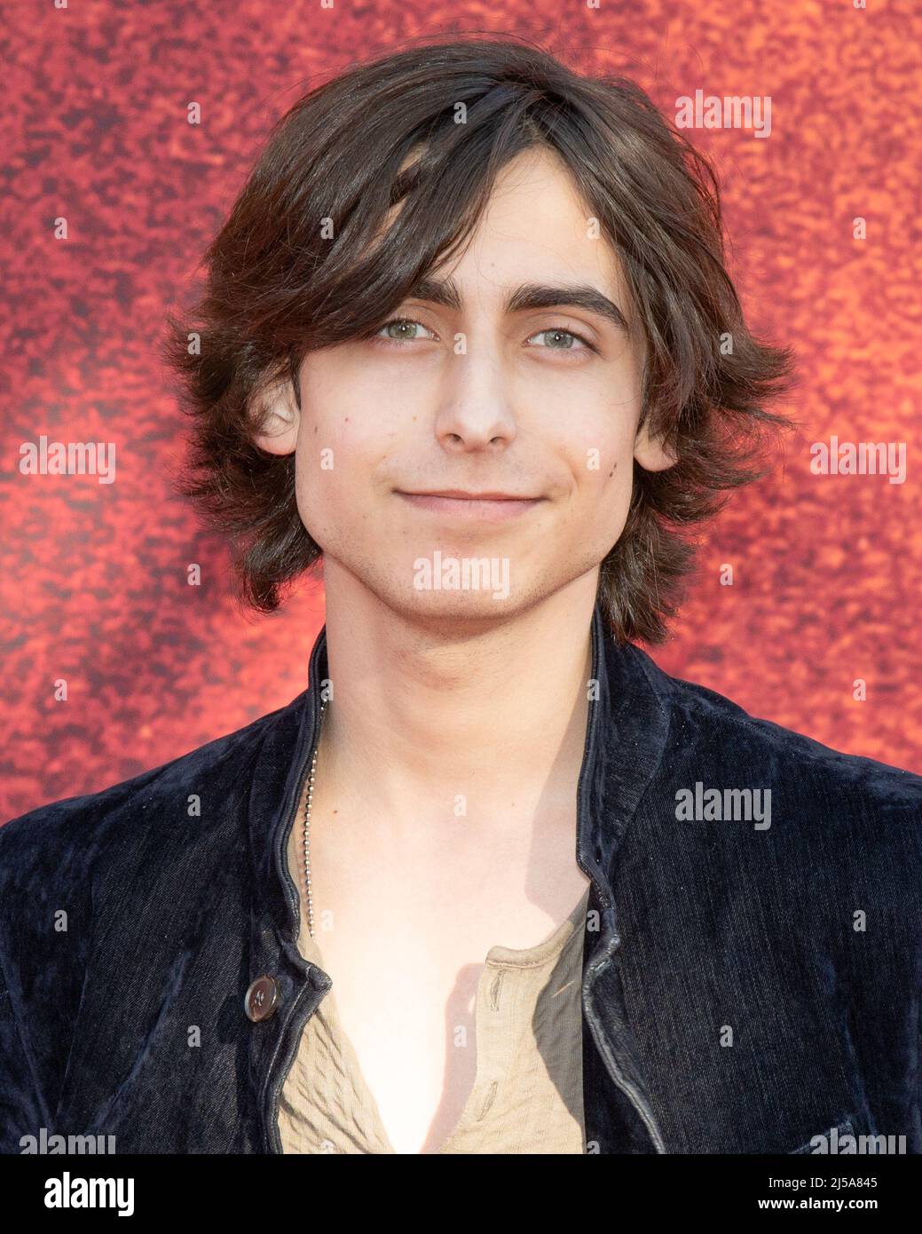 20 April 2022 - Los Angeles, California - Aidan Gallagher. Los Angeles ...