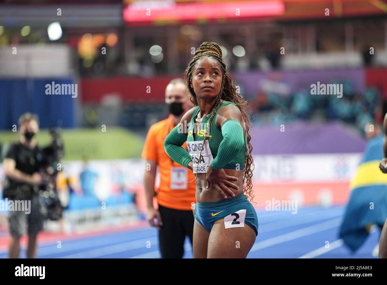 Victoria Cristina Rosa participating in the Belgrade 2022 World Indoor ...