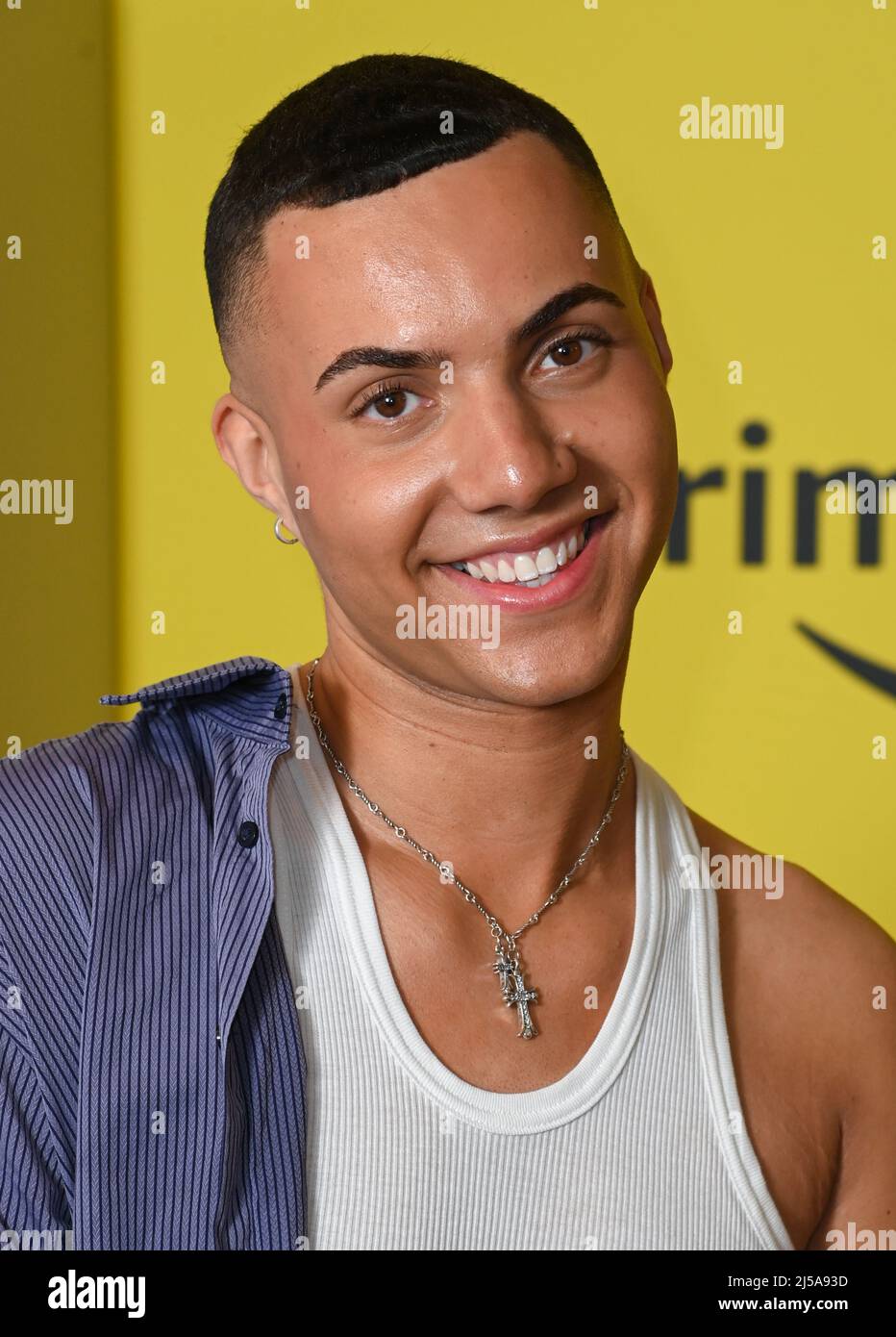 London, UK. April 21st, 2022. Theo attending the launch of Amazon ...