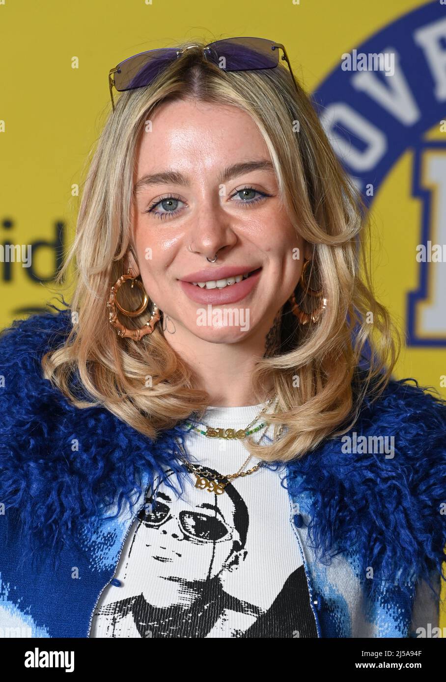 London, UK. April 21st, 2022. Jess attending the launch of Amazon ...