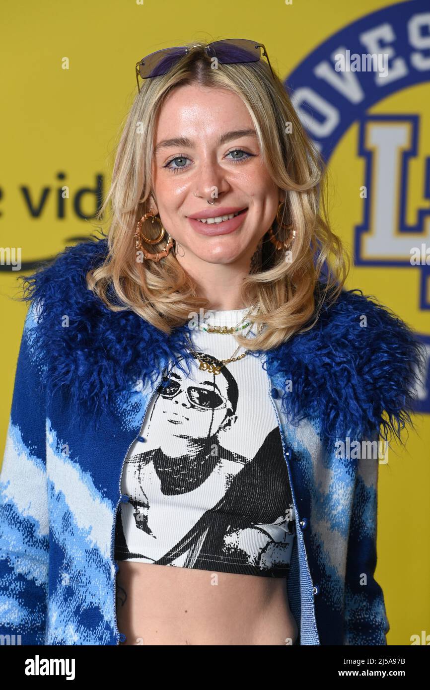 London, UK. April 21st, 2022. Jess attending the launch of Amazon ...