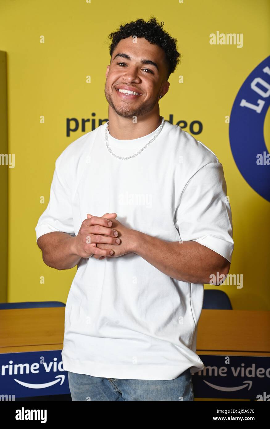 London, UK. April 21st, 2022. Max attending the launch of Amazon ...