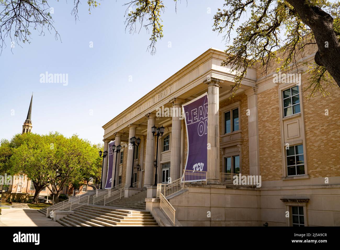 Texas Christian University, TCU Campus Stock Photo - Alamy