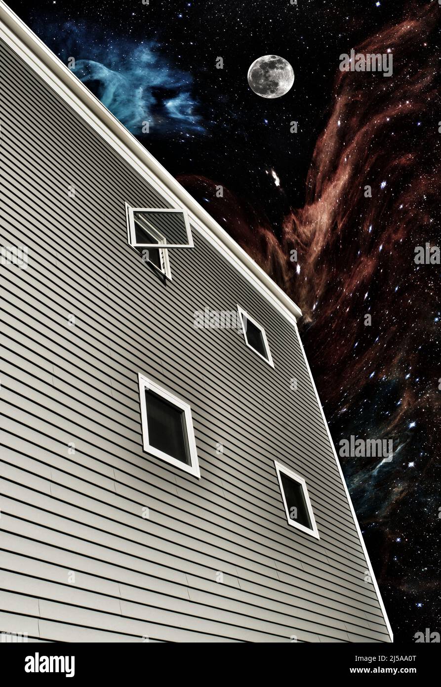 SKYBOX: The galactic expanse of the universe exist in the night sky ...
