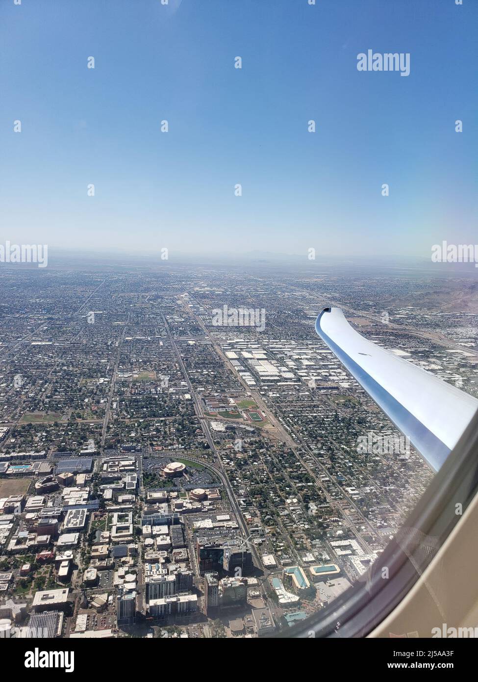 Phoenix, Arizona seen from a plane Stock Photo - Alamy