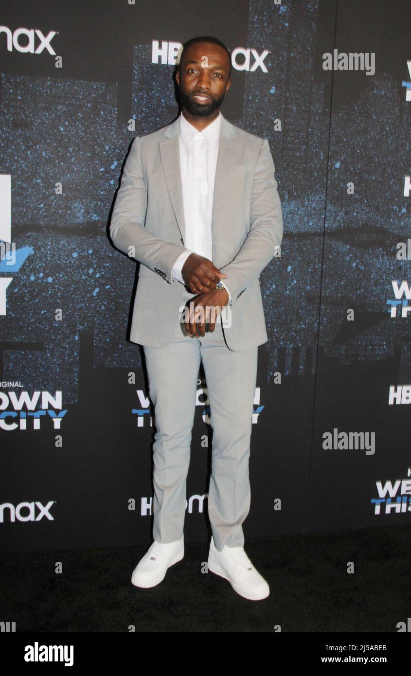 New York, NY, USA. 21st Apr, 2022. Jamie Hector at the HBO premiere of ...