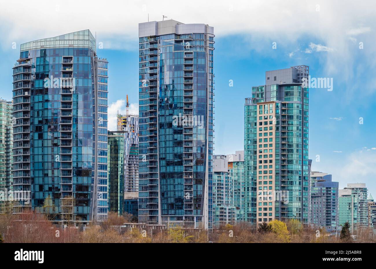 View of downtown Vancouver. Cityscape background. Vancouver Skyline ...
