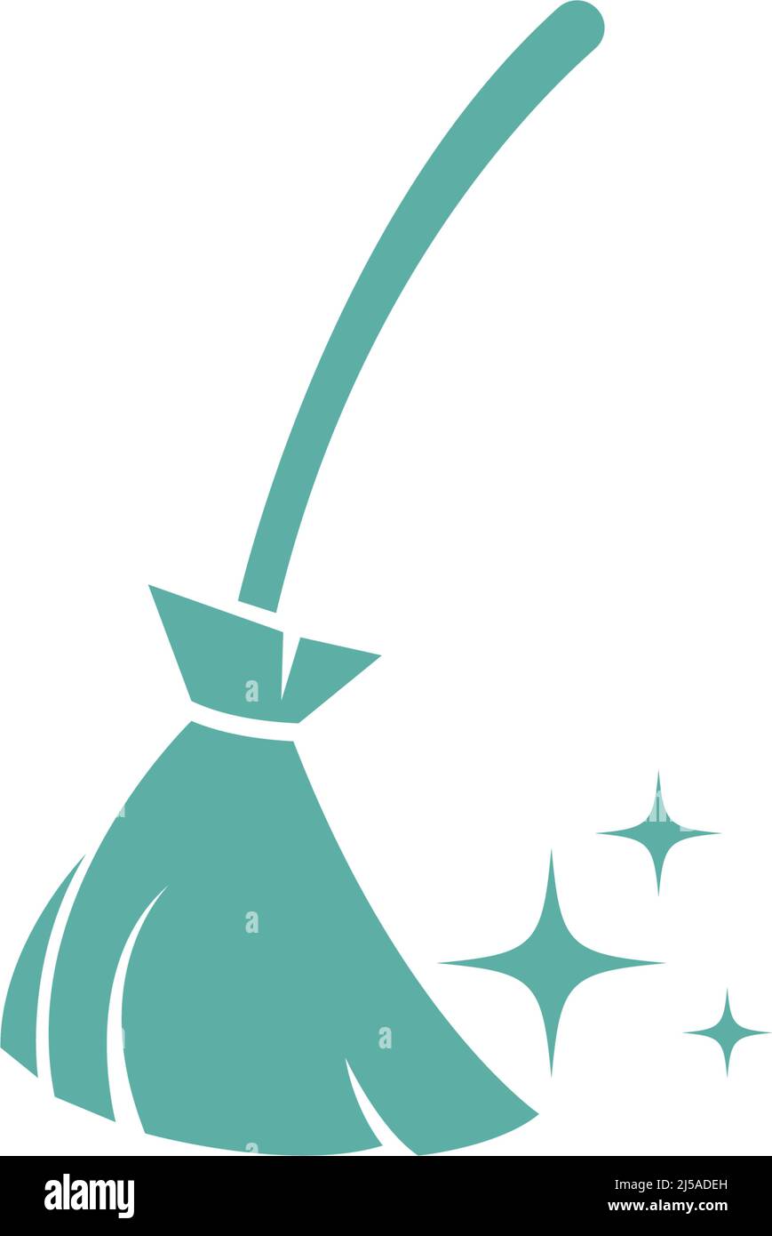Broom icon logo design illustration template vector Stock Vector Image ...