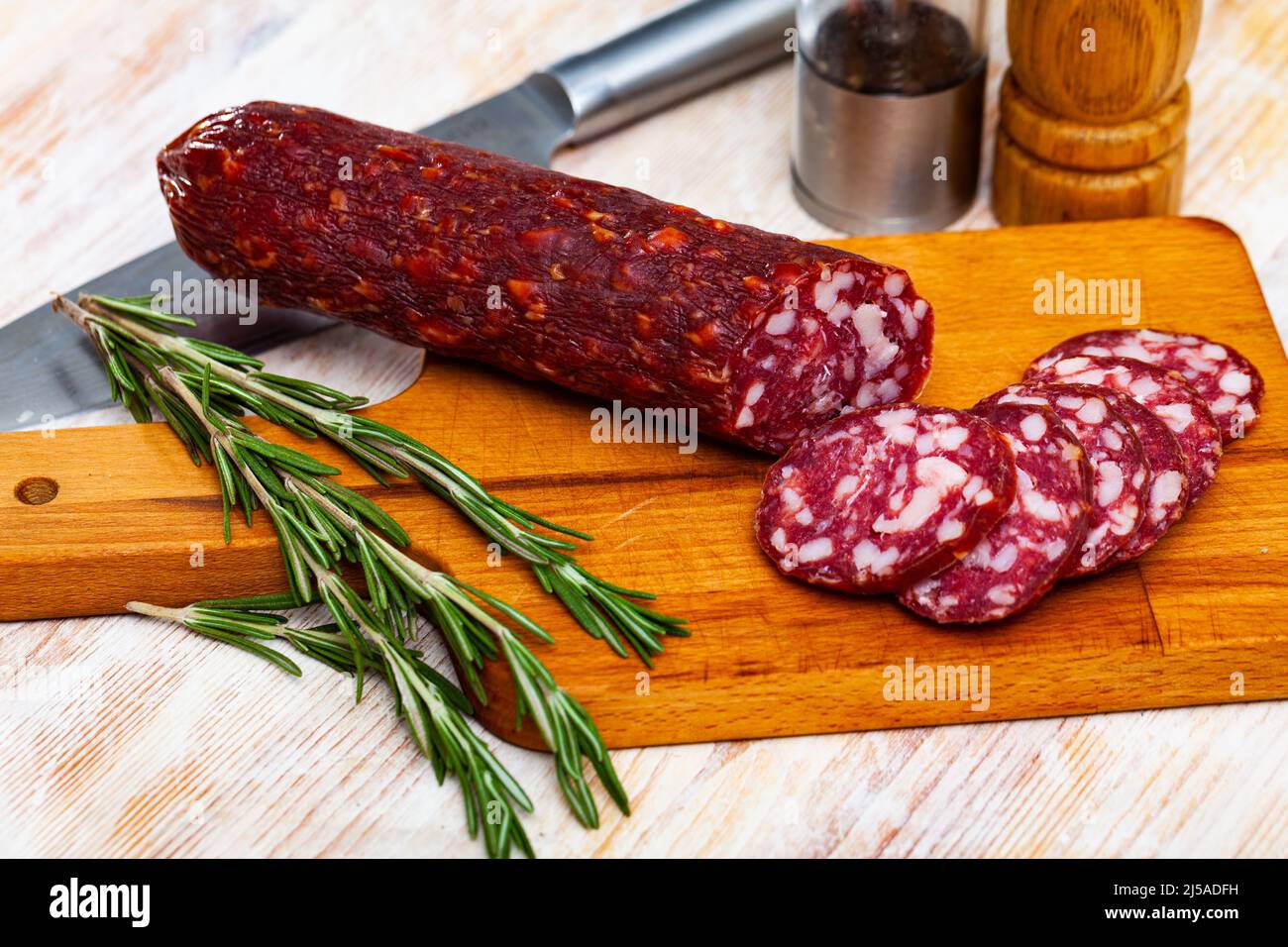 Braunschweiger sausage, traditional german sausage Stock Photo - Alamy
