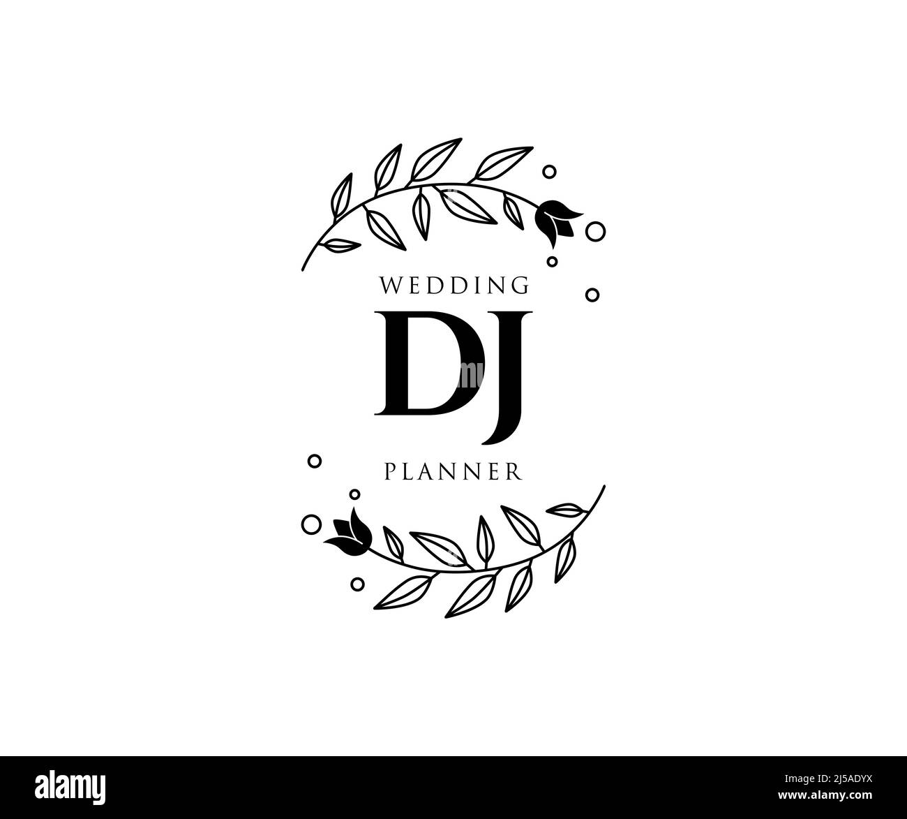 Dj logos Black and White Stock Photos & Images - Alamy
