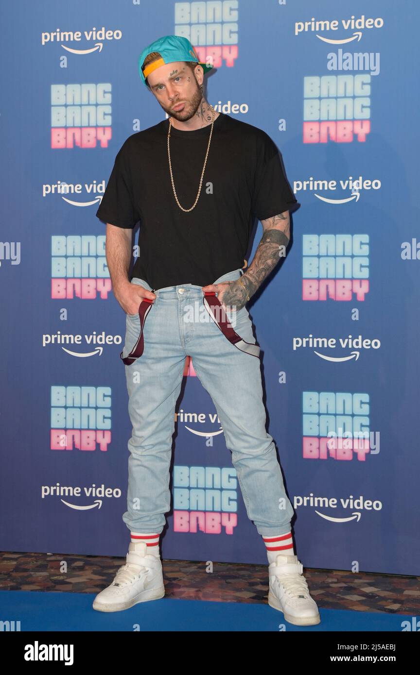 Rome, Italy. 21st Apr, 2022. Cosmo attends the blu carpet of the ...