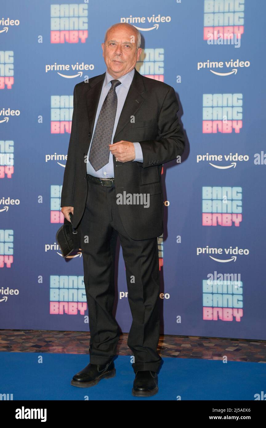 Mattia Sbragia attends the blu carpet of the premiere of Prime Video ...