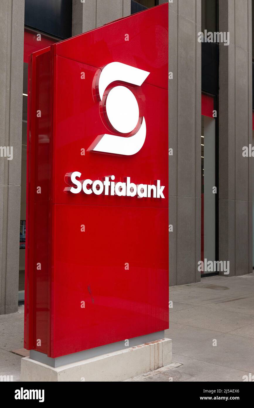 Toronto, ON, Canada – December 05, 2021: The logo and brand sign of ...