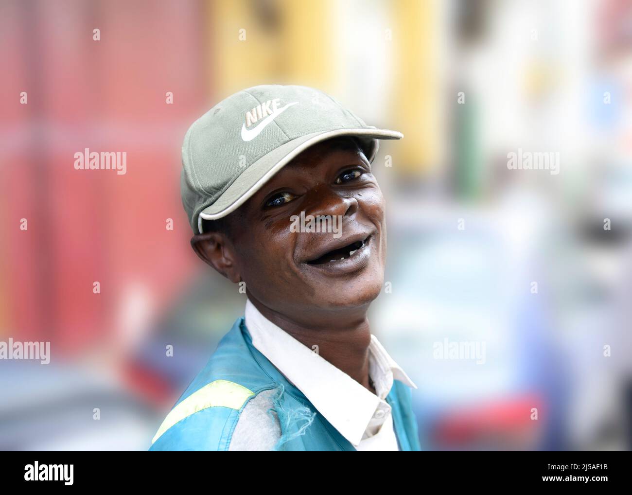 Portrait of a smiling Malagasy man taken in Antananarivo, Madagascar ...