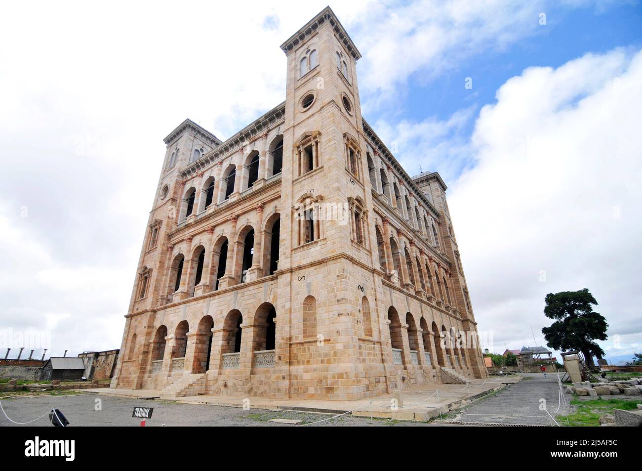 The Rova- The Royal Palace complex at the top of Antananarivo's tallest ...