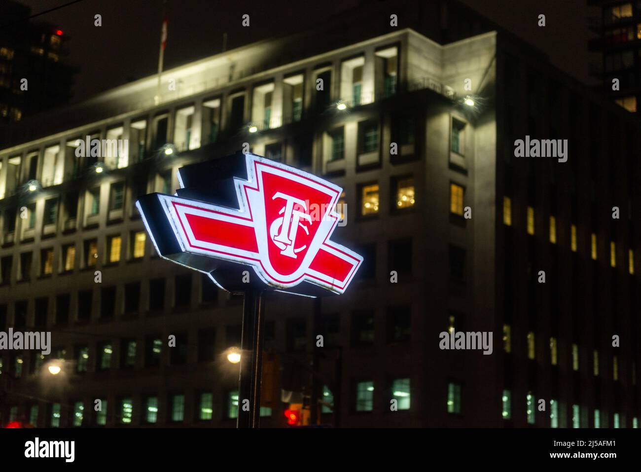 Ttc toronto transit commission sign hi-res stock photography and images ...