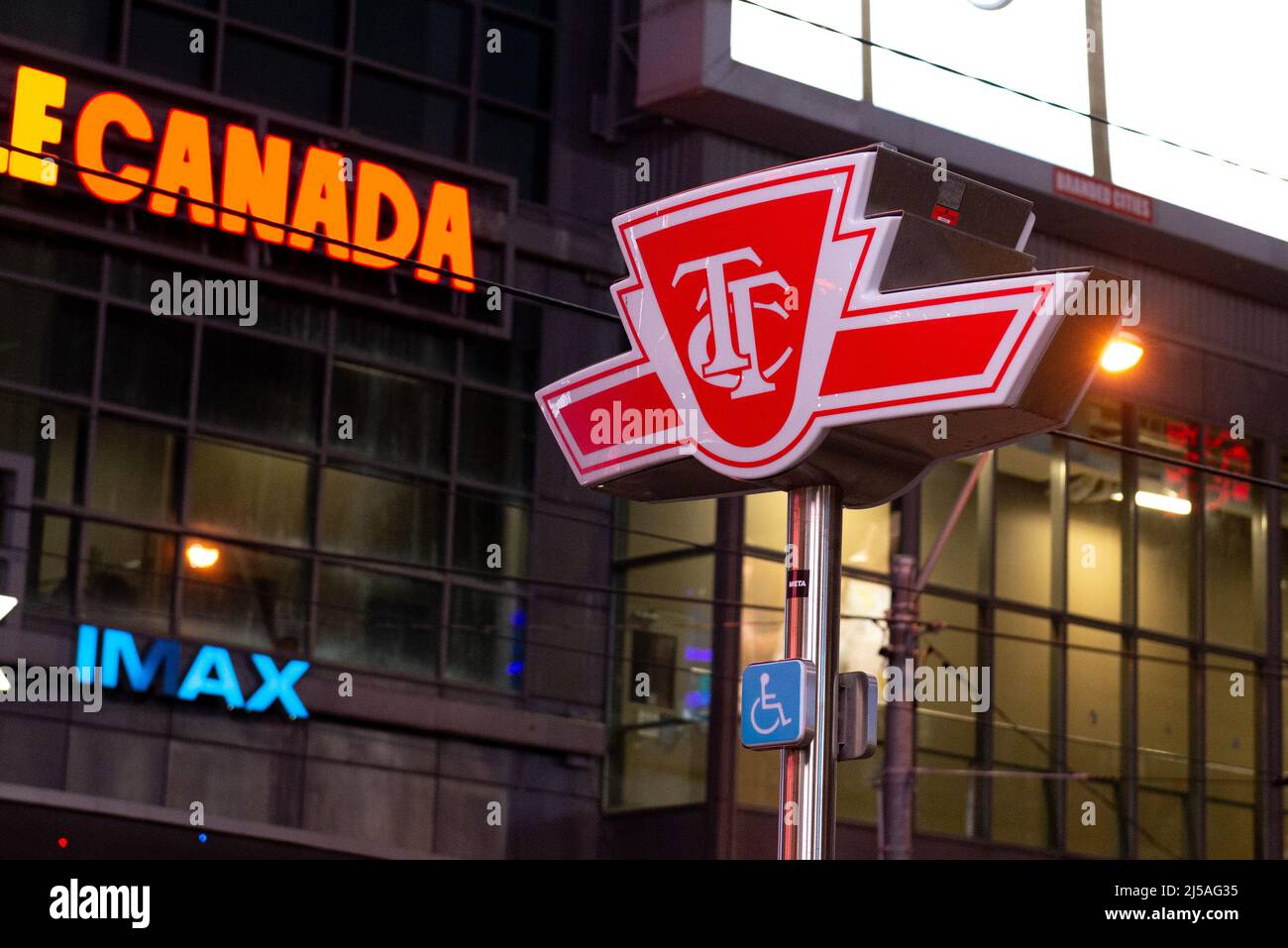 Ttc toronto transit commission sign hi-res stock photography and images ...