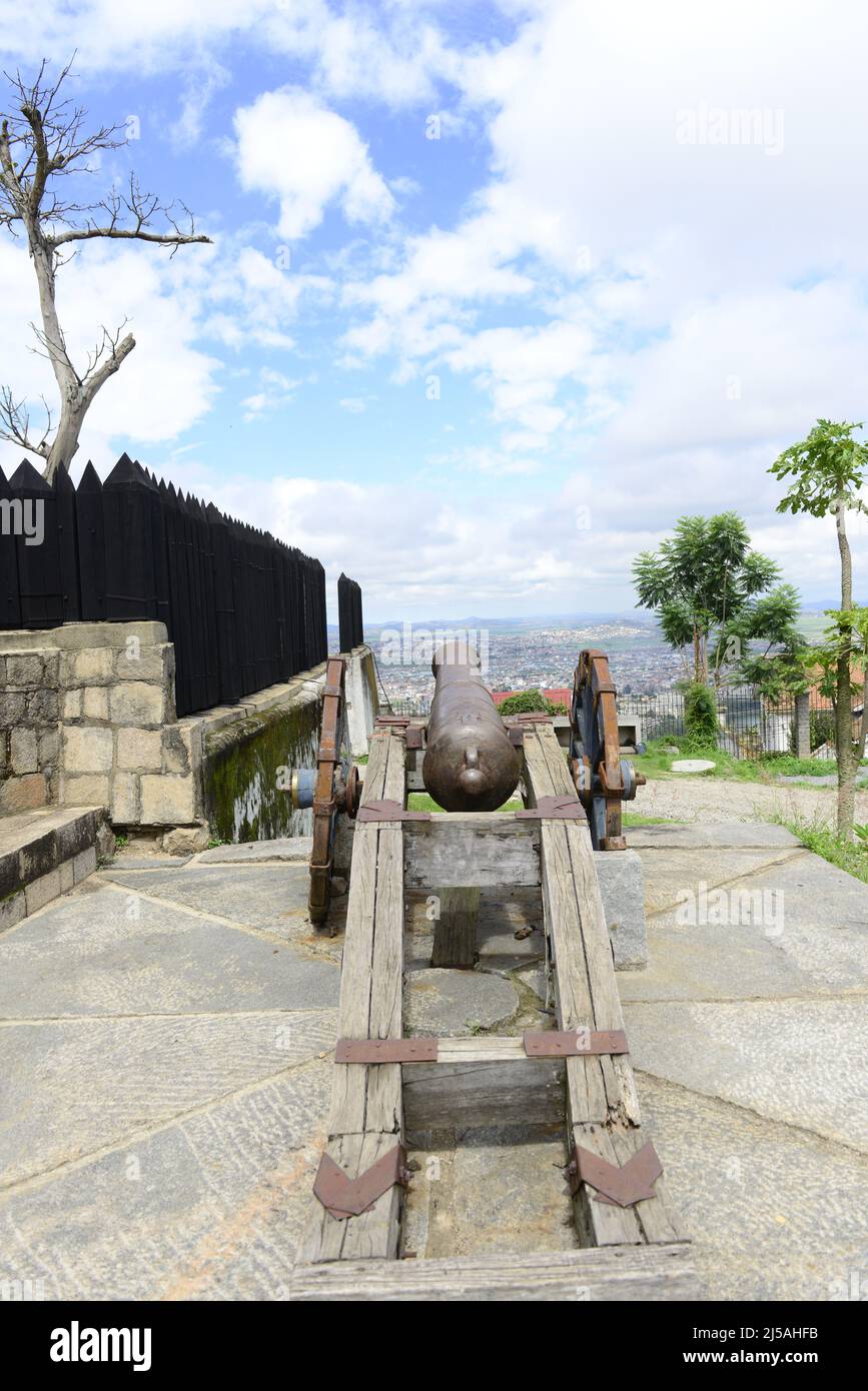 The Rova- The Royal Palace complex at the top of Antananarivo's tallest ...