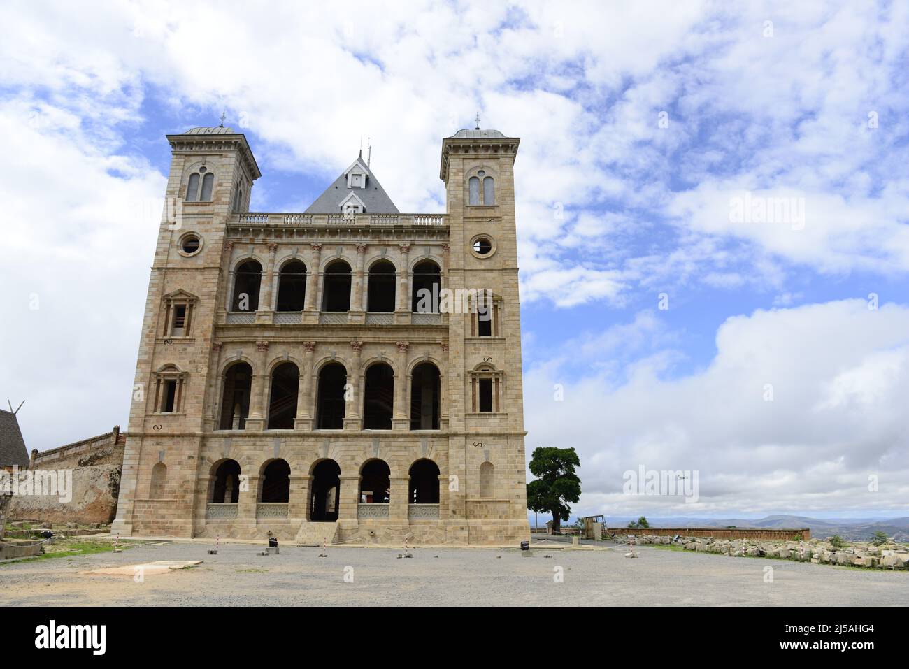 The Rova- The Royal Palace complex at the top of Antananarivo's tallest ...