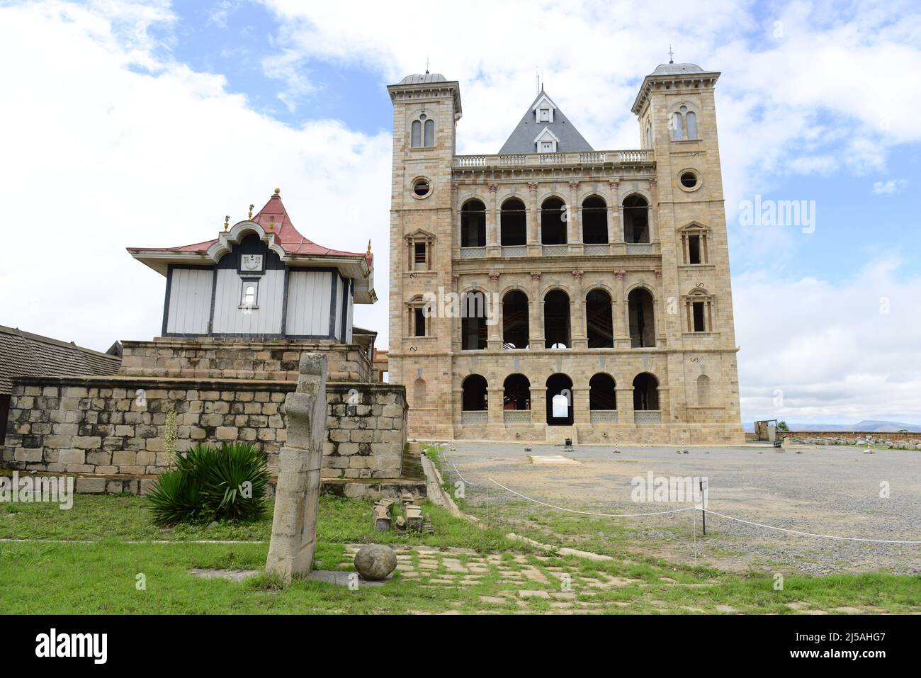 The Rova- The Royal Palace complex at the top of Antananarivo's tallest ...