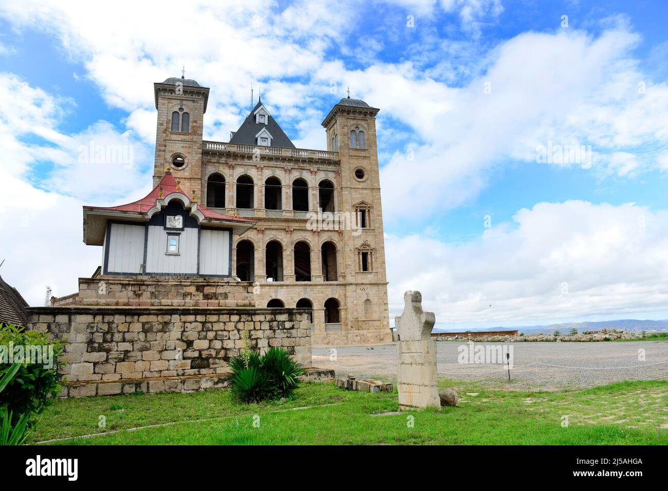 The Rova- The Royal Palace complex at the top of Antananarivo's tallest ...