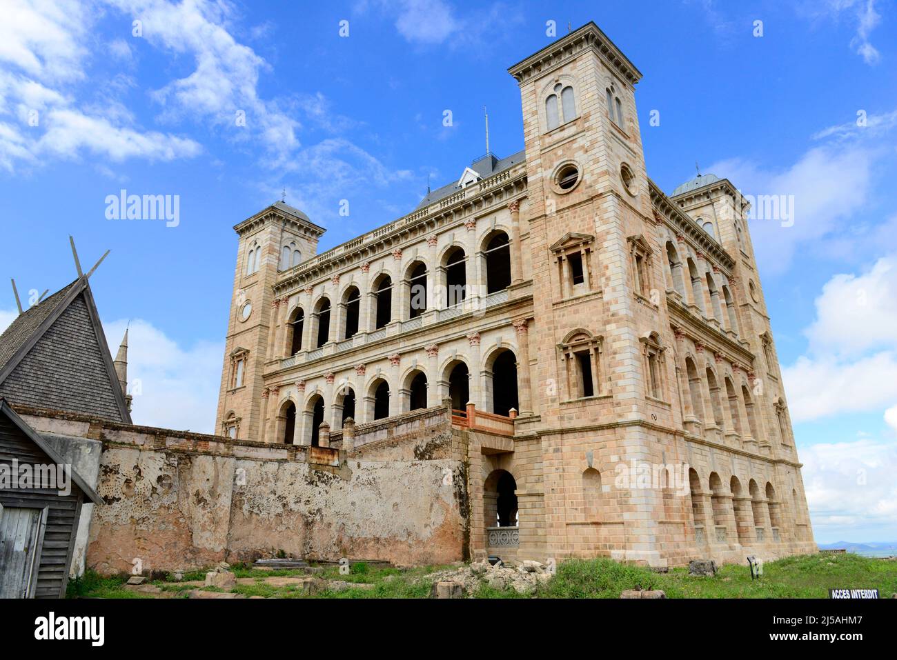 The Rova- The Royal Palace complex at the top of Antananarivo's tallest ...