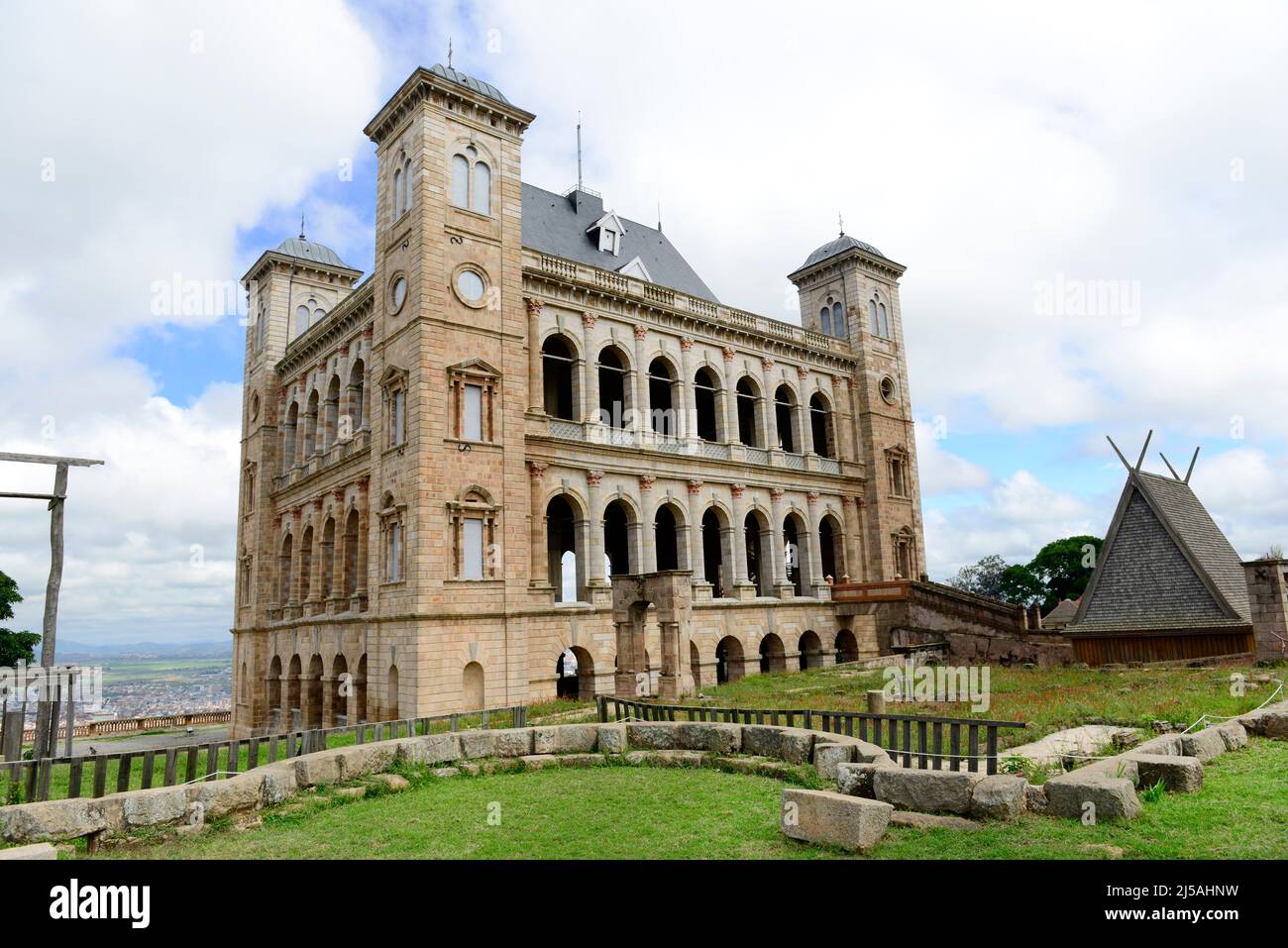 The Rova- The Royal Palace complex at the top of Antananarivo's tallest ...