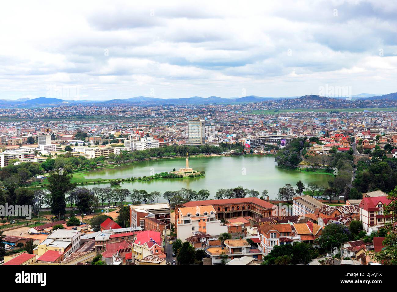 View of Lake Anosy in Antananarivo, Madagascar Stock Photo - Alamy