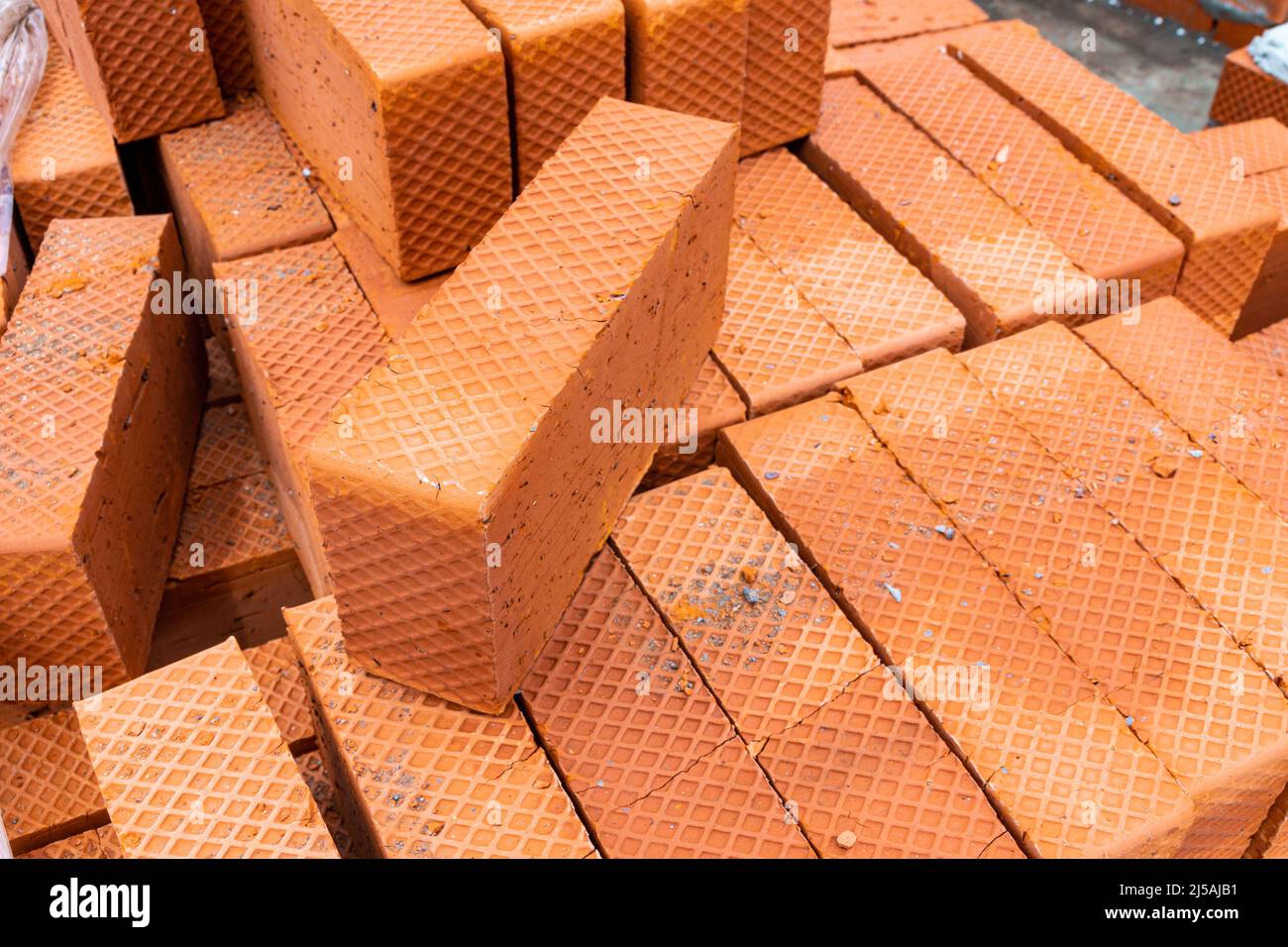 Burnt clay bricks hi-res stock photography and images - Alamy