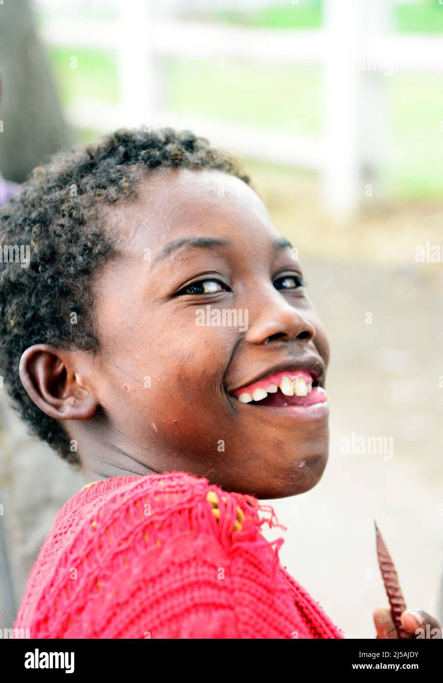 A cheerful Malagasy boy in Antananarivo, Madagascar Stock Photo - Alamy