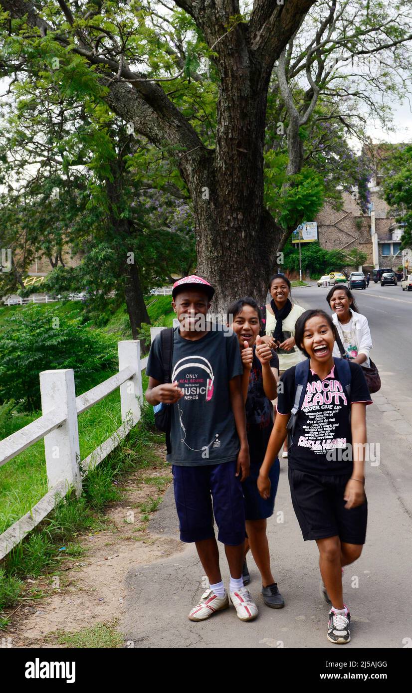 Smiling malagasies hi-res stock photography and images - Alamy