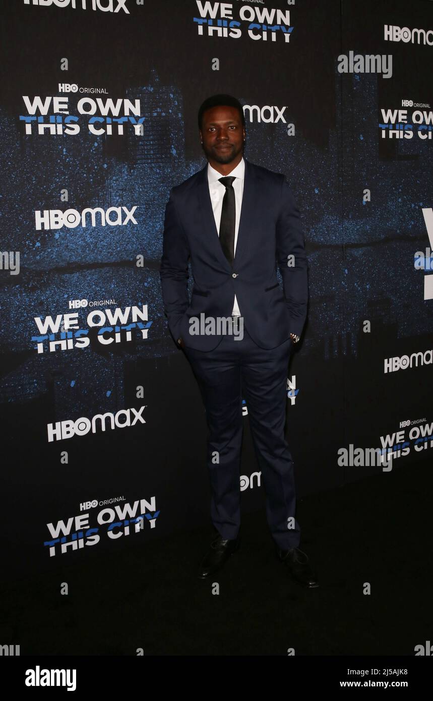 Rob Brown attends HBO’s Limited Series WE OWN THIS CITY premiere held ...