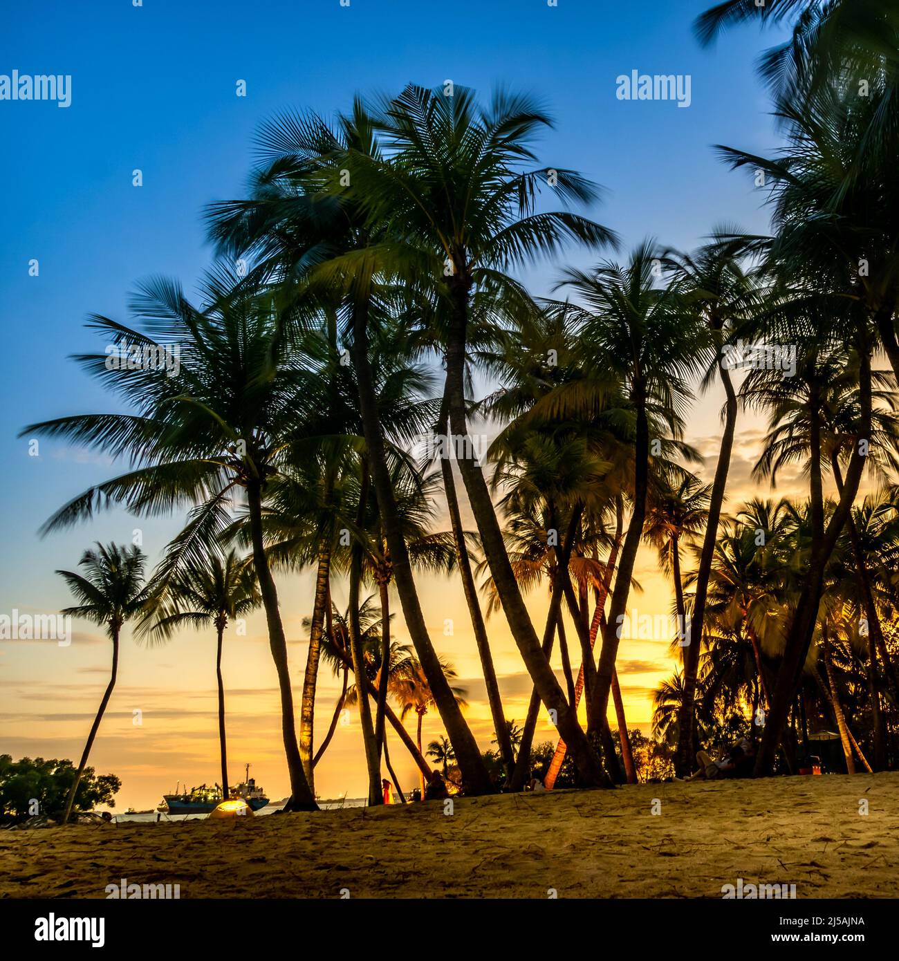 Sentosa Beach Sunset