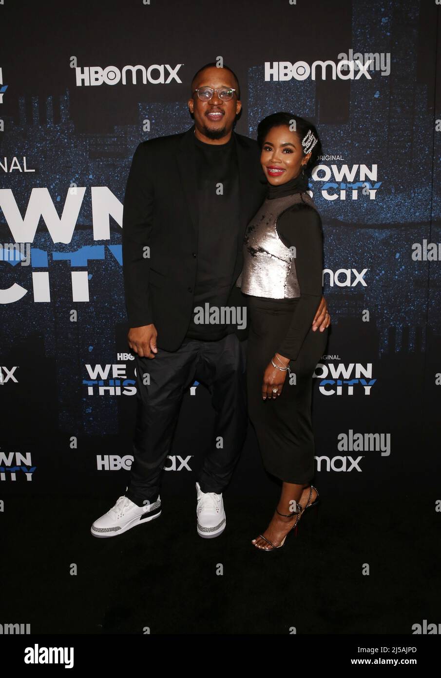 New York, USA. 21st Apr, 2022. D. Watkins and Caron Brace attend HBO's ...