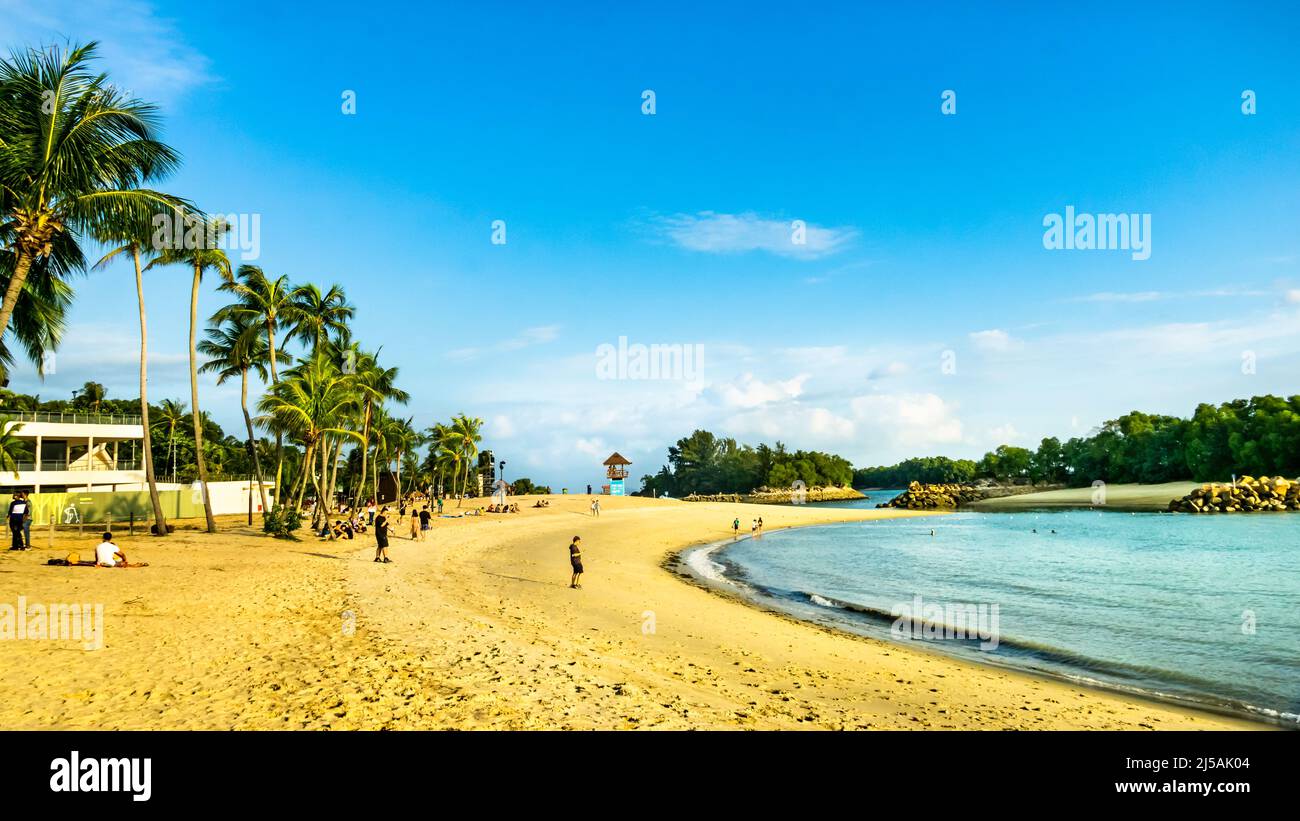 Siloso beach volleyball hi-res stock photography and images - Alamy