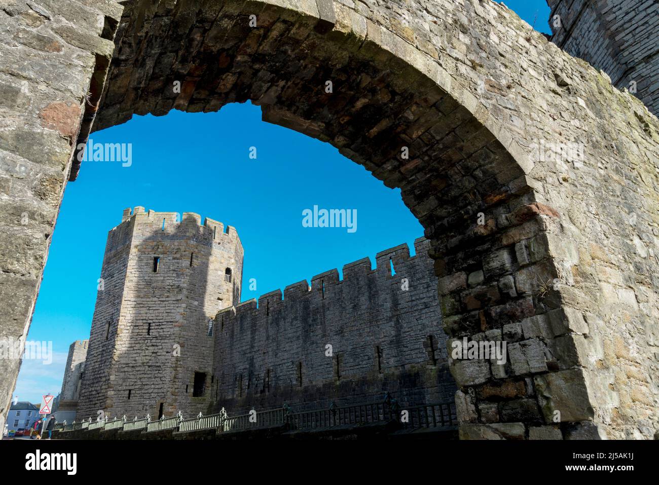 One of the greatest buildings of the Middle Ages,the Welsh flag flying ...