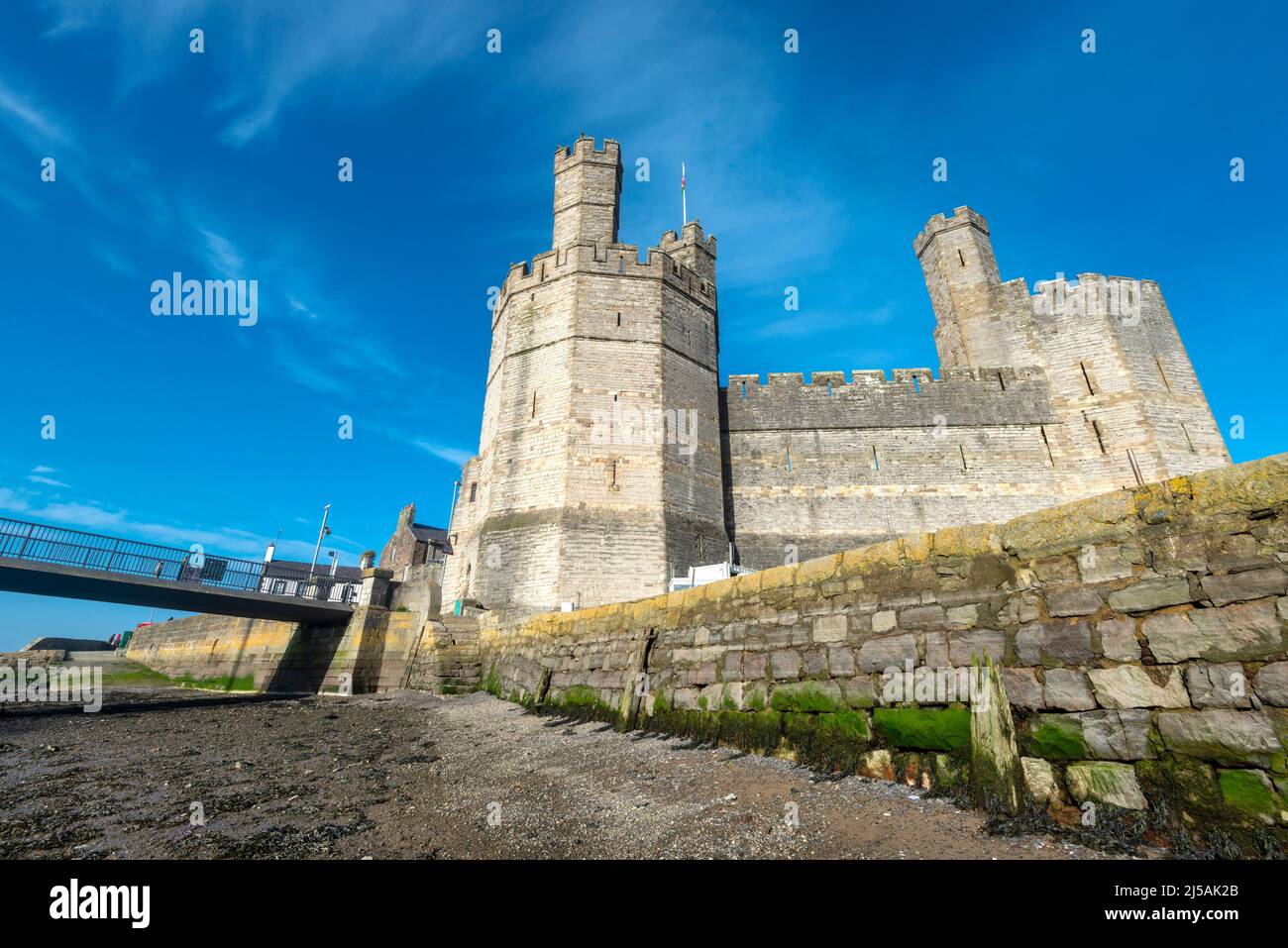 One of the greatest buildings of the Middle Ages,the Welsh flag flying ...