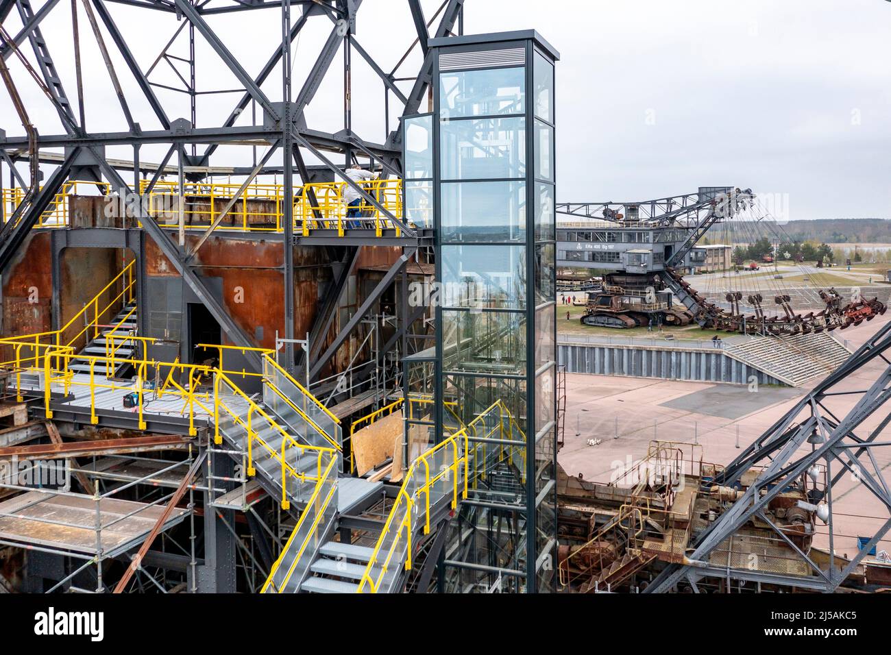 Ferropolis, Germany. 21st Apr, 2022. 21 April 2022, Saxony-Anhalt ...