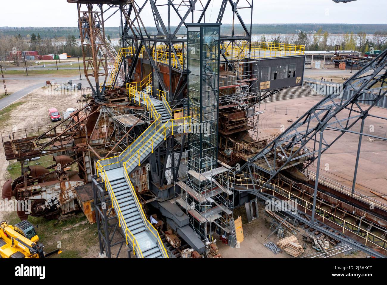 Ferropolis, Germany. 21st Apr, 2022. 21 April 2022, Saxony-Anhalt ...