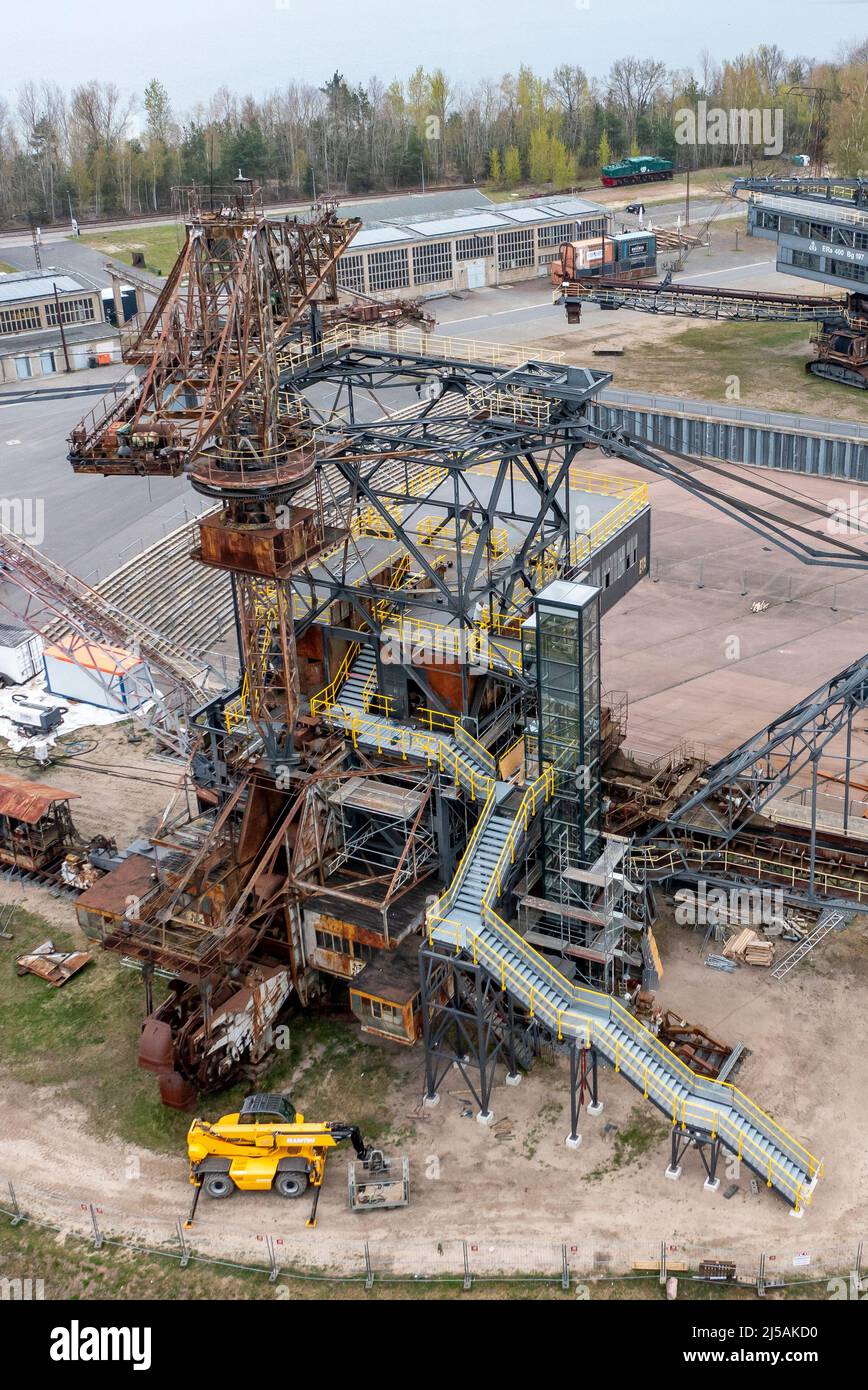 Ferropolis, Germany. 21st Apr, 2022. 21 April 2022, Saxony-Anhalt ...
